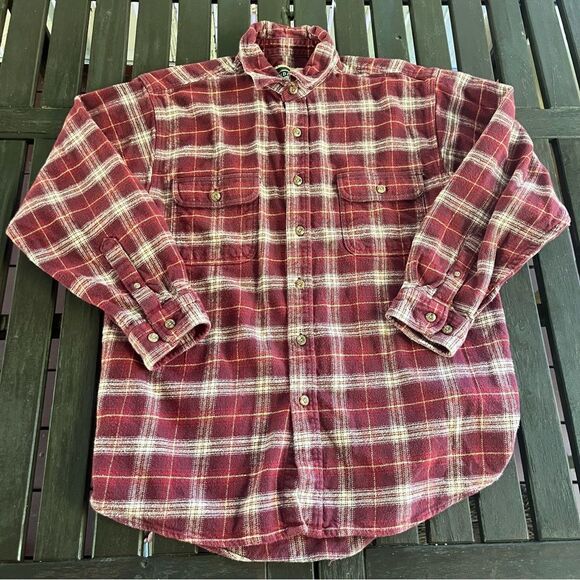 Field & Stream | Shirts | Vintage Field Stream Heavyweight Work Flannel ...